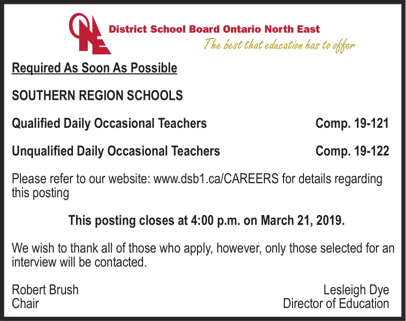 Employment - The Temiskaming Speaker