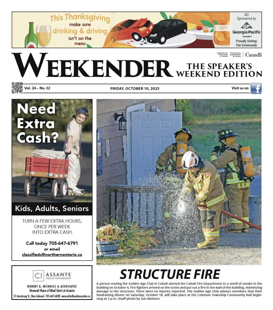 The Weekender, October 10, 2025 - The Temiskaming Speaker